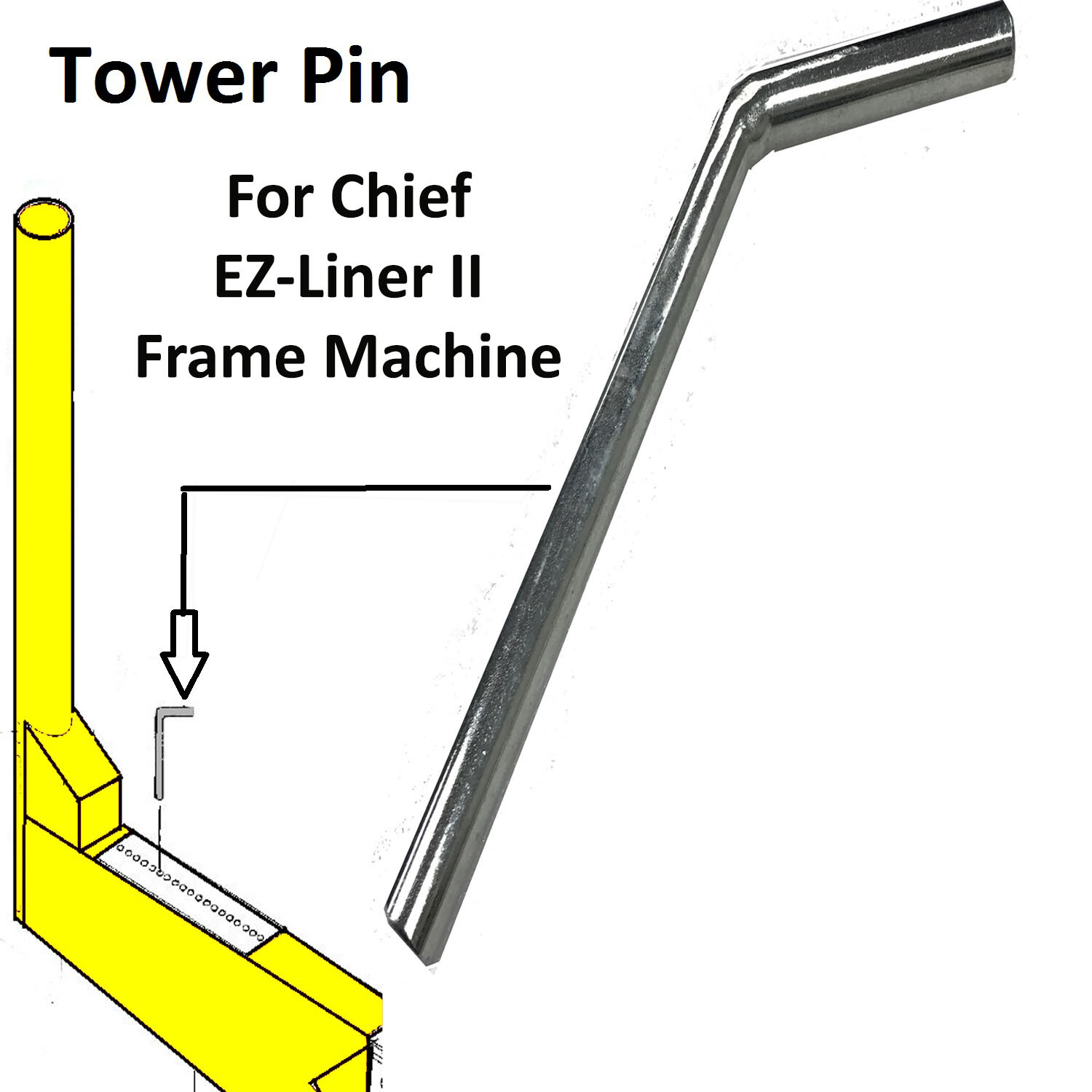 Chief Ez-Liner II Frame Machine Replacement Tower Pin - | eBay