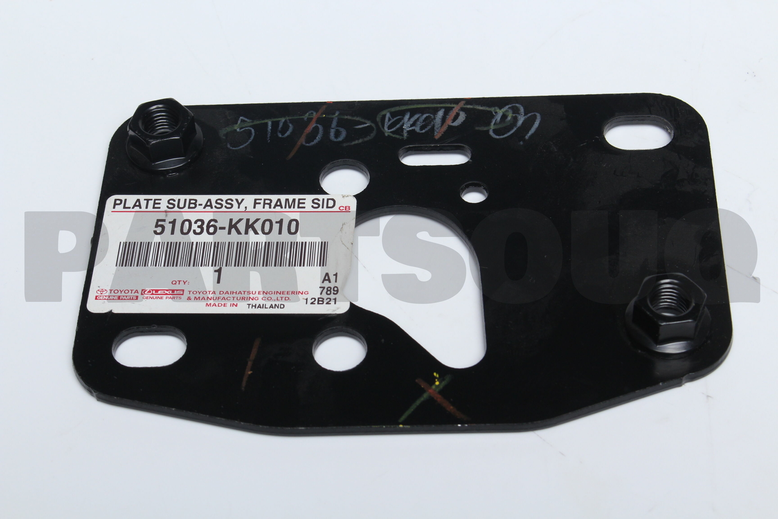 51036KK010 Genuine Toyota PLATE SUB-ASSY 51036-KK010 | eBay