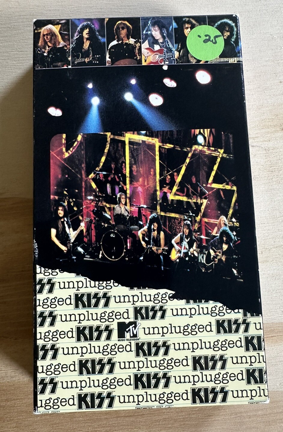 KISS Unplugged VHS - Gene Simmons Paul Stanley Rock n Roll MTV Sony ...