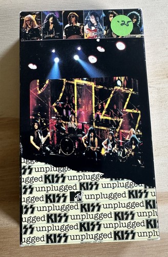 KISS Unplugged VHS - Gene Simmons Paul Stanley Rock n Roll MTV Sony ...