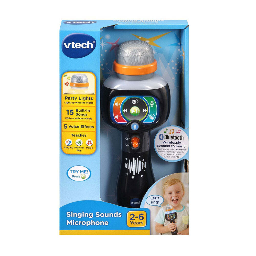 Vtech Singing Sounds Microphone Funny Voice Changing Effect for Fun ...