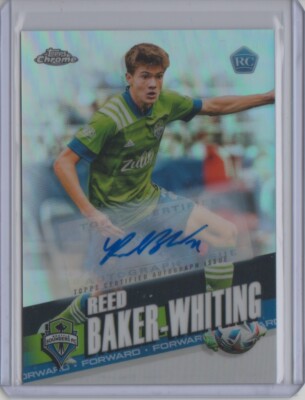 2022 Topps Chrome MLS Autograph #81 Reed Baker-Whiting RC Auto - Flat S ...