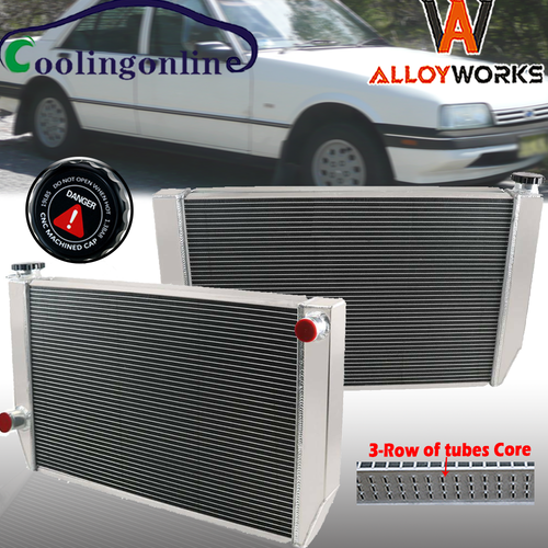 3 ROW RADIATOR ALUMINIUM FITS 1979-1986 84 FORD FALCON XC XD XE XF V8 ...