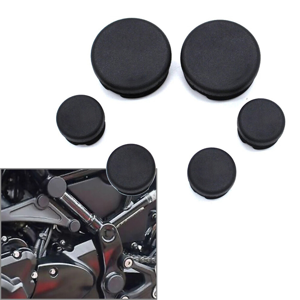 Motorcycle Frame Hole Cover Caps Plug Decorative Set For Kawasaki ...