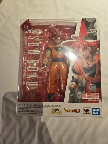 New Official *In USA* Figuarts Super Saiyan God Goku red ultra instinct ...