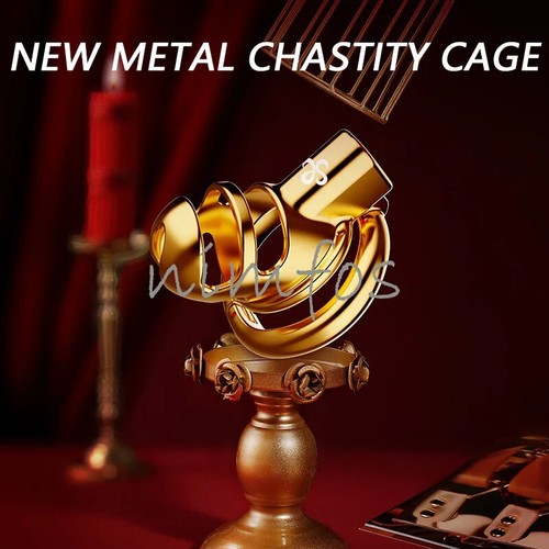 2025 Metal Steel Cobra Chastity Cage Male Abtinence Anti Cheating ...