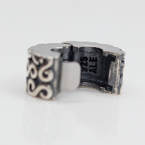 NEW AUTHENTIC PANDORA CHARM FANCY CLIP 790338 W SUEDE POUCH ...