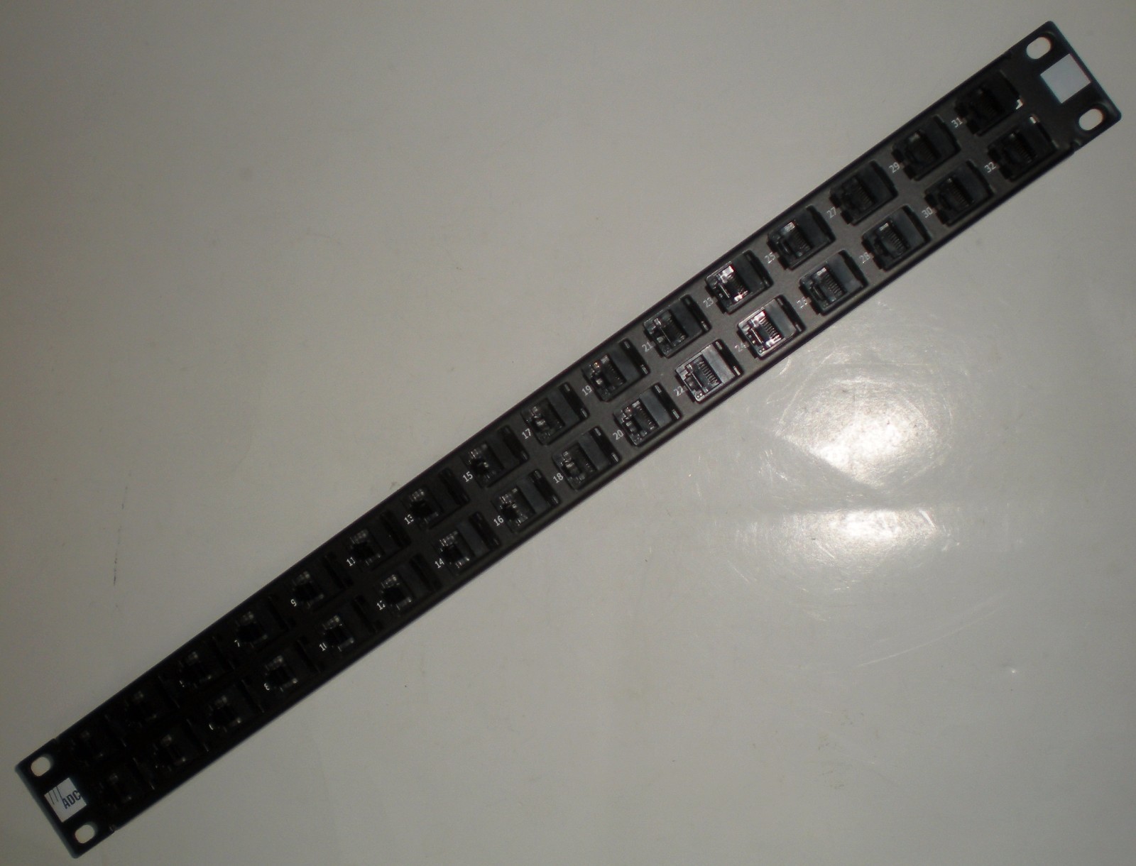 ADCPP32KSRJRJ GENUINE ADC CAT5E 32-PORT PATCH PANEL 19" UNSHIELDED FEED ...