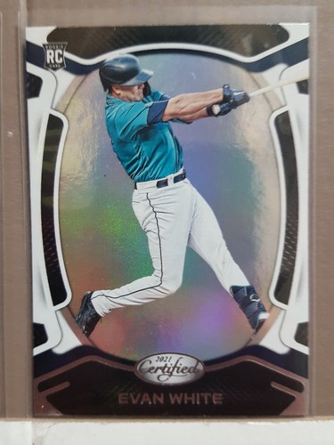 Evan White 2021 Chronicles Baseball Certified RC card #30 Seattle ...