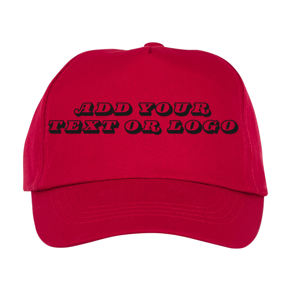 Personalised Baseball Cap Custom Text Logo Printed Hat Unisex Mens ...