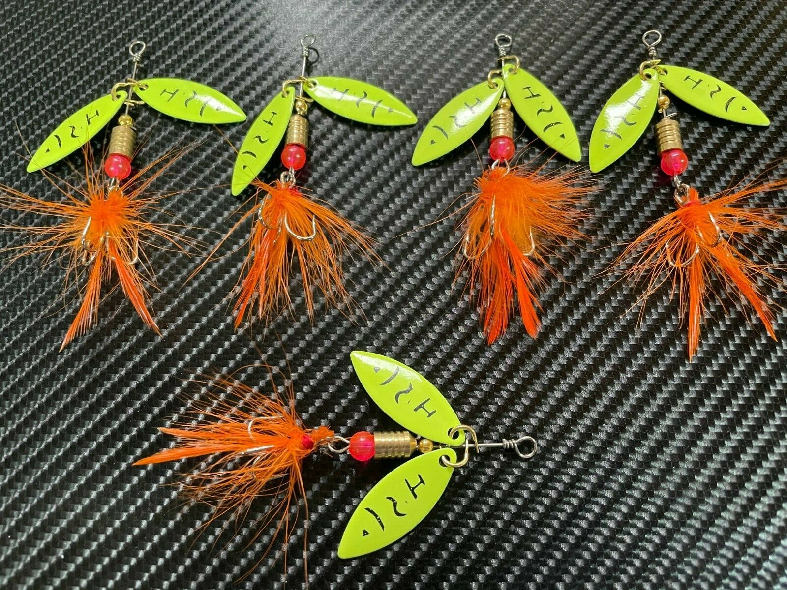 5x Redfin Trout Spinners Spinner 4.5g Spoon Bait Fishing Lure Metal ...
