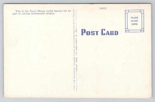 Washoe County Court House Reno NV Postcard | eBay