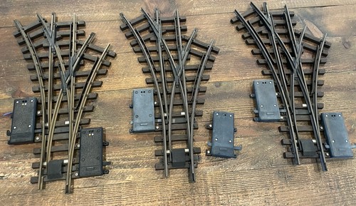 Lot of 3 LGB 1236 Three-Way Switches, SOLD AS-IS (brass g track triple ...