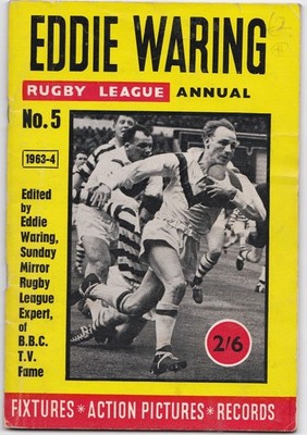 Eddie Waring 1963-64 Rugby League Annual no 5 | eBay UK