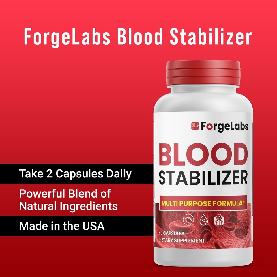 ForgeLabs Blood Stabilizer, Multi Purpose Formula dietary supplement ...