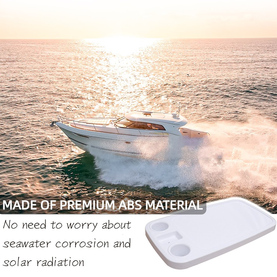 34X18 inch Rectangular Pontoon Boat Table Marine RV Table，removable ...