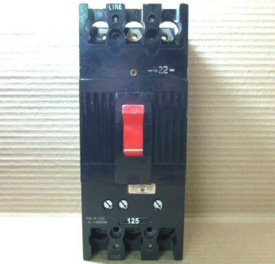 GE THFK THFK236F000 3 Pole 125 Amp 600V HI-Break Circuit Breaker ...