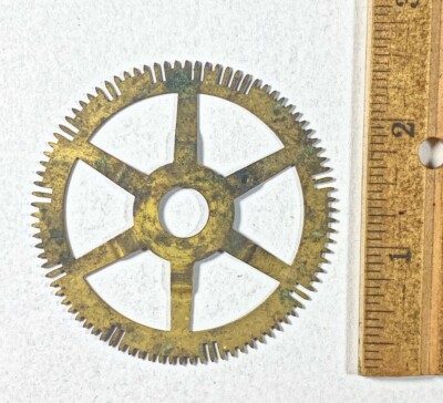 Antique Clock Movement Count Wheel (61.56mm Dia, 10.31mm Inner Dia ...
