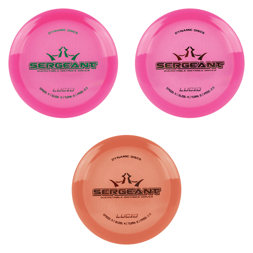 Dynamic Disc Golf Lucid Sergeant Distance Driver 11/4/0/2.5 - Choose ...