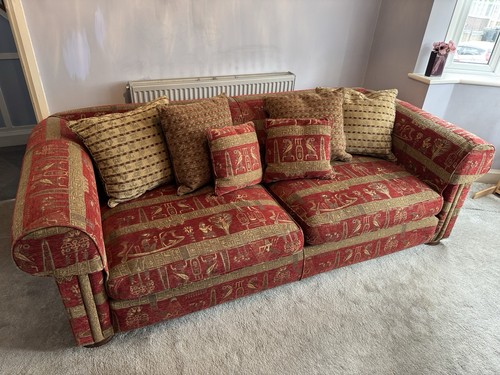 Duresta 3 Seater Egyptian Luxor, Handmade Sofa, Great Condition, Full ...
