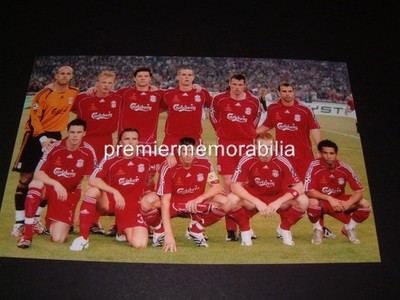 LIVERPOOL FC 2007 CHAMPIONS LEAGUE FINAL STEVEN GERRARD CARRAGHER ...
