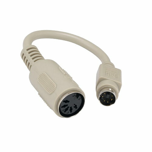 Kentek 6" Mini DIN 6 6Pin Male to DIN 5 5Pin Female Cable Keyboard ...