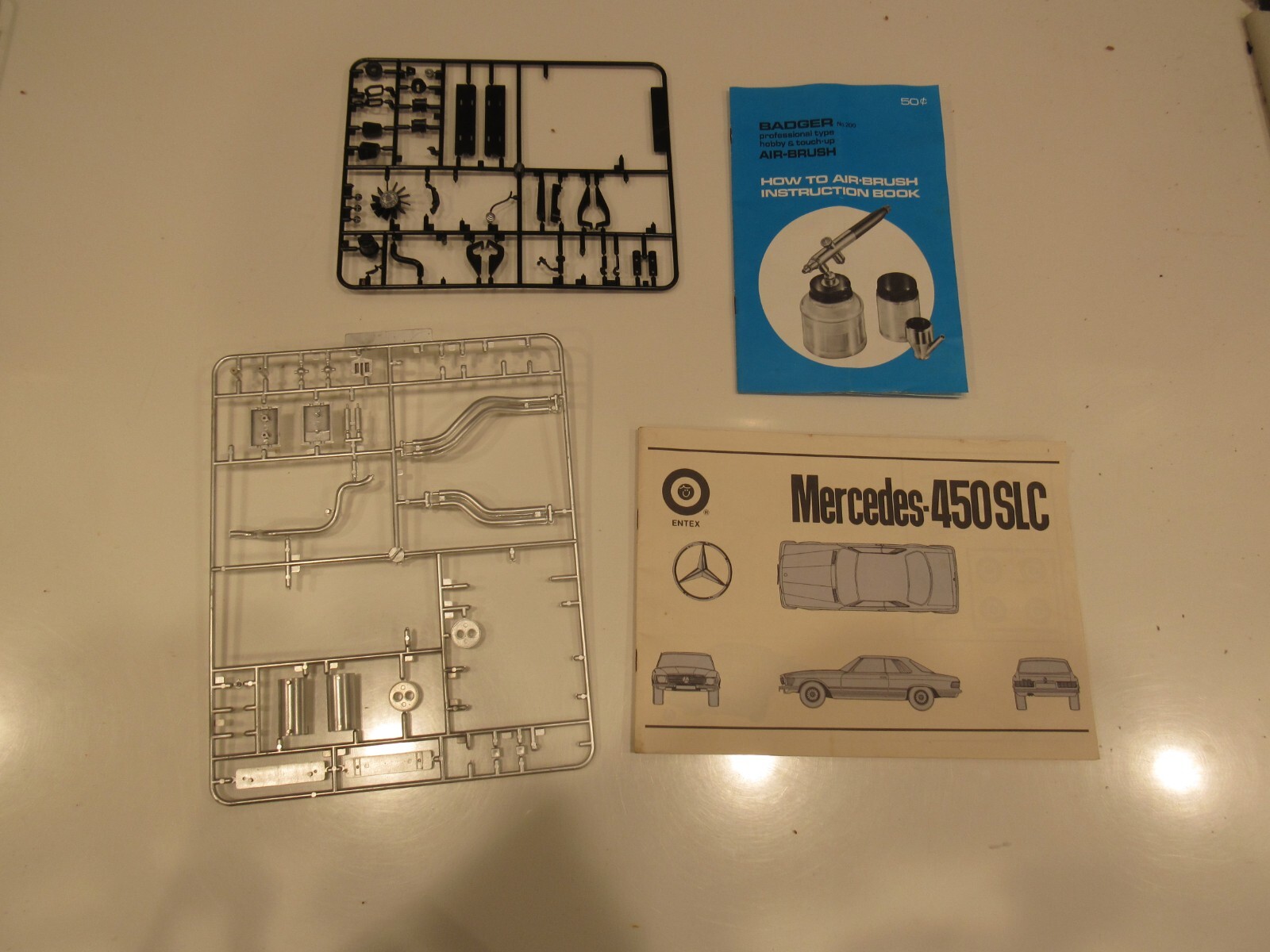 Entex Mercedes 450 SLC Model car Kit 1/12 scale 9020 vintage Japan | eBay