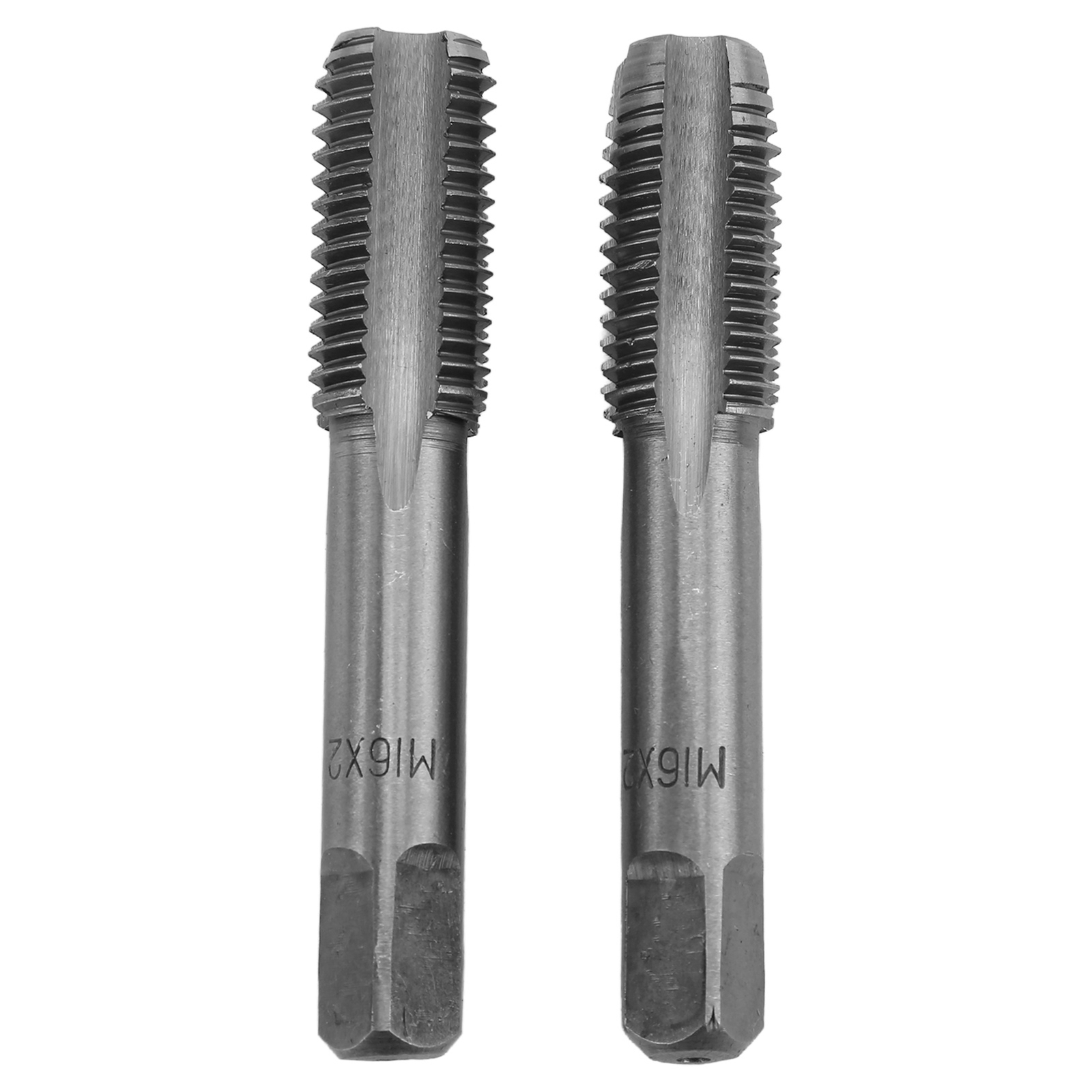 M16x2.0 2pcs High Speed Steel Metric Thread Tap Straight Flutes Thread ...