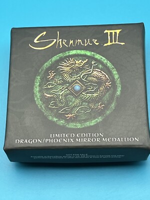 Shenmue III 3 Mirror Medallion Limited Edition Dragon/Phoenix Coin | eBay