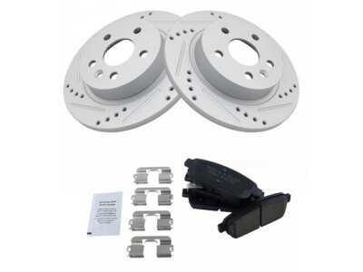 TRQ 33TD99N Rear Brake Pad and Rotor Kit Fits 2013-2016 Chevy Sonic | eBay