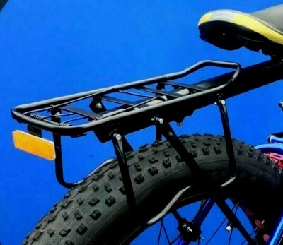 Fat Tire Bike Rear Rack Seat Luggage Carrier Bicycle Mountain Mount ...