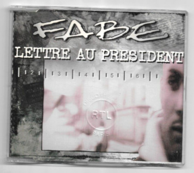 FABE : LETTRE AU PRESIDENT (RAP HIP HOP) ♦ RARE MAXI-CD Koma, Lady ...