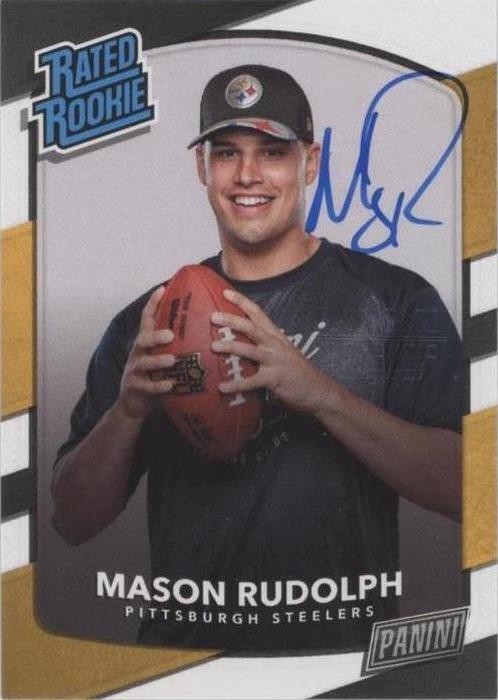 2018 Panini NFLPA Rookie Premiere Autographs - Mason Rudolph Personal ...
