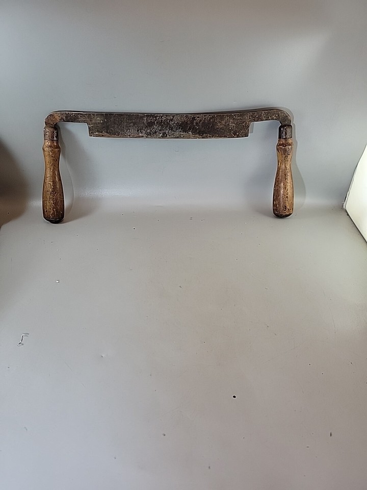 VINTAGE OHIO TOOL CO. NO. 9, DRAW KNIFE 9" BLADE WOODWORKING HAND TOOL ...