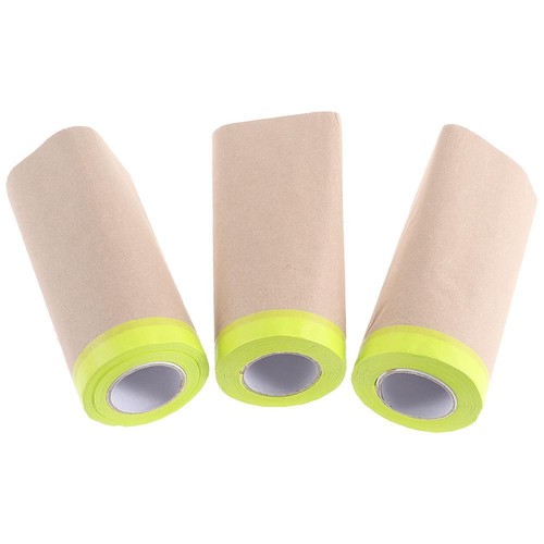 Car Painters Paper Pre-Taped for Painting Masking Paper Drape Painters ...