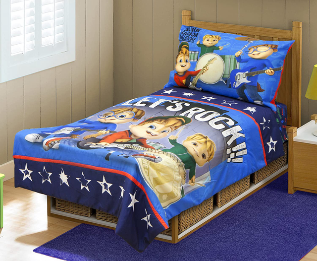 4pc Alvin and The Chipmunks Let's Rock Toddler Bed for sale online | eBay
