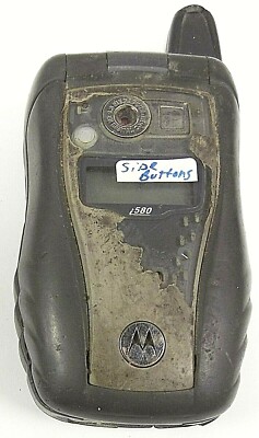 Motorola i580 - Black and Gray ( Nextel ) Cellular Flip Phone | eBay
