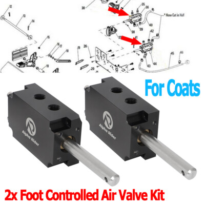 Air Control Valve Foot Pedal Valve & O-ring Kit For Coats Tire Changer ...