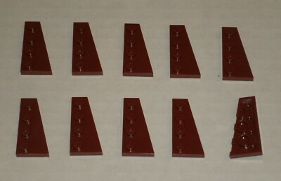 LEGO NEW 2x4 Dark Red Wing Right (10x) 6010007 Brick 41769 | eBay