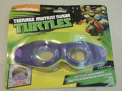 NEW Teenage Mutant Ninja Turtle Deluxe SuperHero Swimming Goggles ...