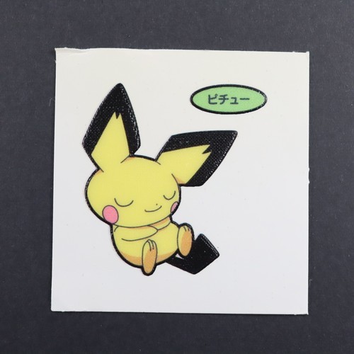Pokemon Bread Retro Vintage Sticker Card Japanese Nintendo Pichu 3 | eBay