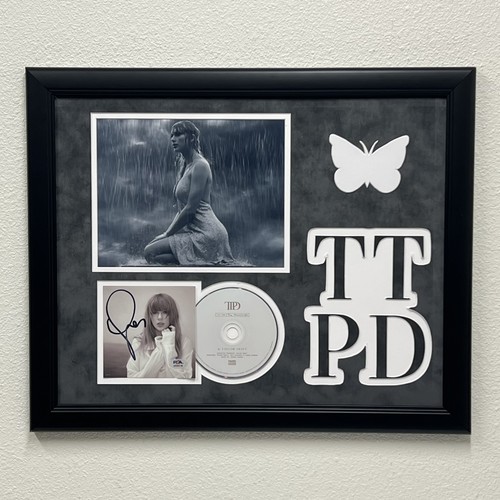 Taylor Swift Signed CD Cover Framed PSA/DNA The Tortured Poets ...