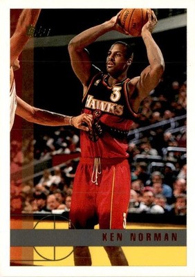 Topps 97 Ken Norman Atlanta Hawks Basketball Card | eBay
