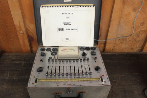 VINTAGE EICO 666 TUBE TESTER | eBay
