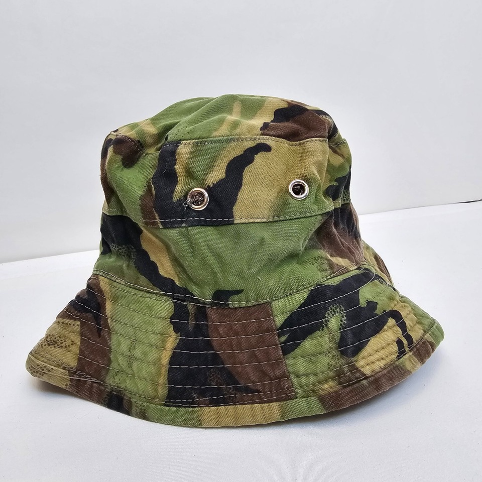 Vtg New Zealand British DPM 68 Military Boonie Hat Cap Woodland ...