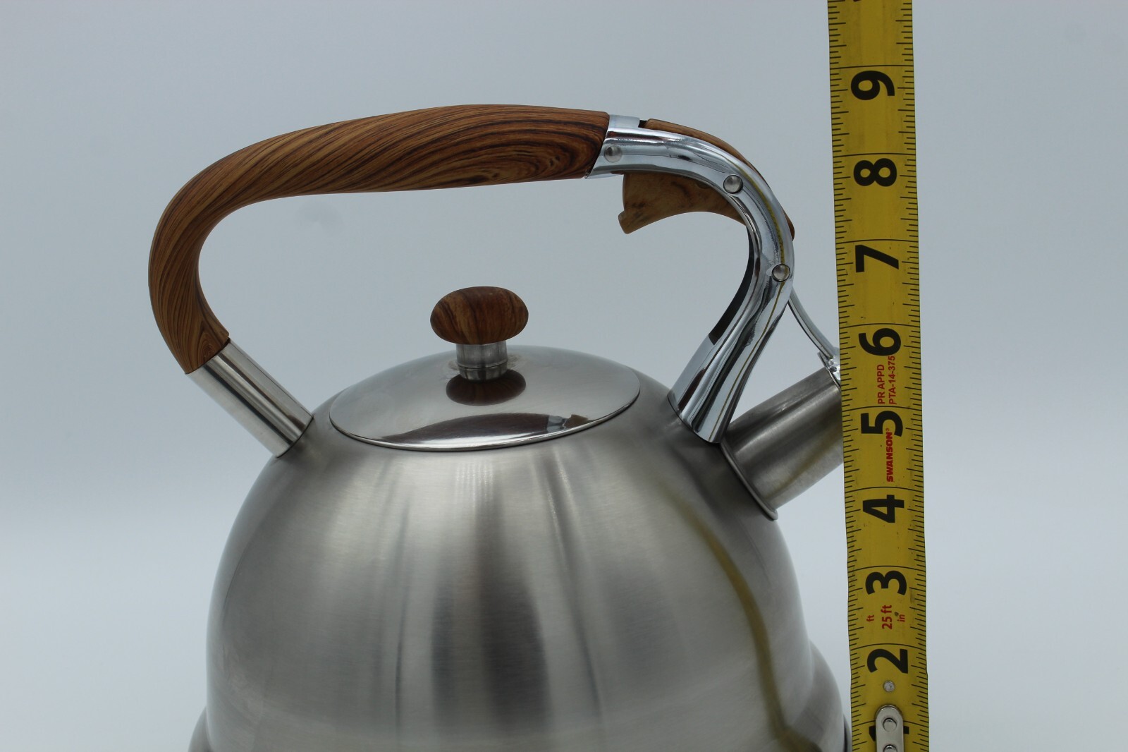 Masterclass Premium Collection Stainless Steel Tea Kettle Soft Touch ...