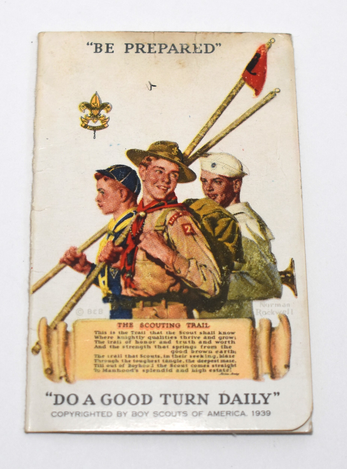 Vintage 1945 Boy Scouts BSA Trifold Membership Card & Envelope ...