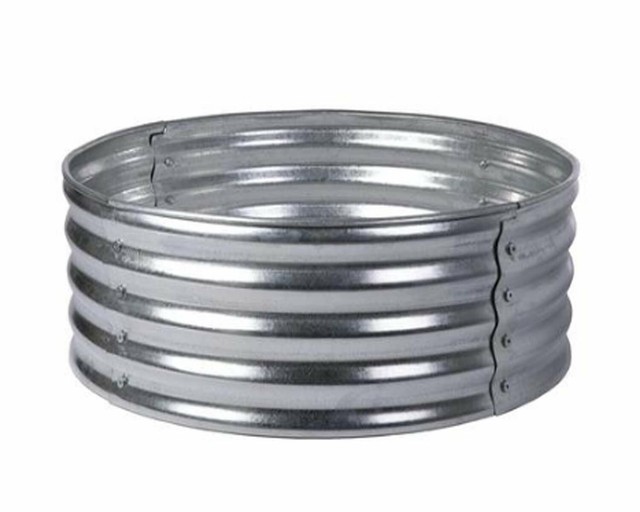 36 Inch Galvanized Steel Wood Burning Fire Ring Campfire Bonfire ...
