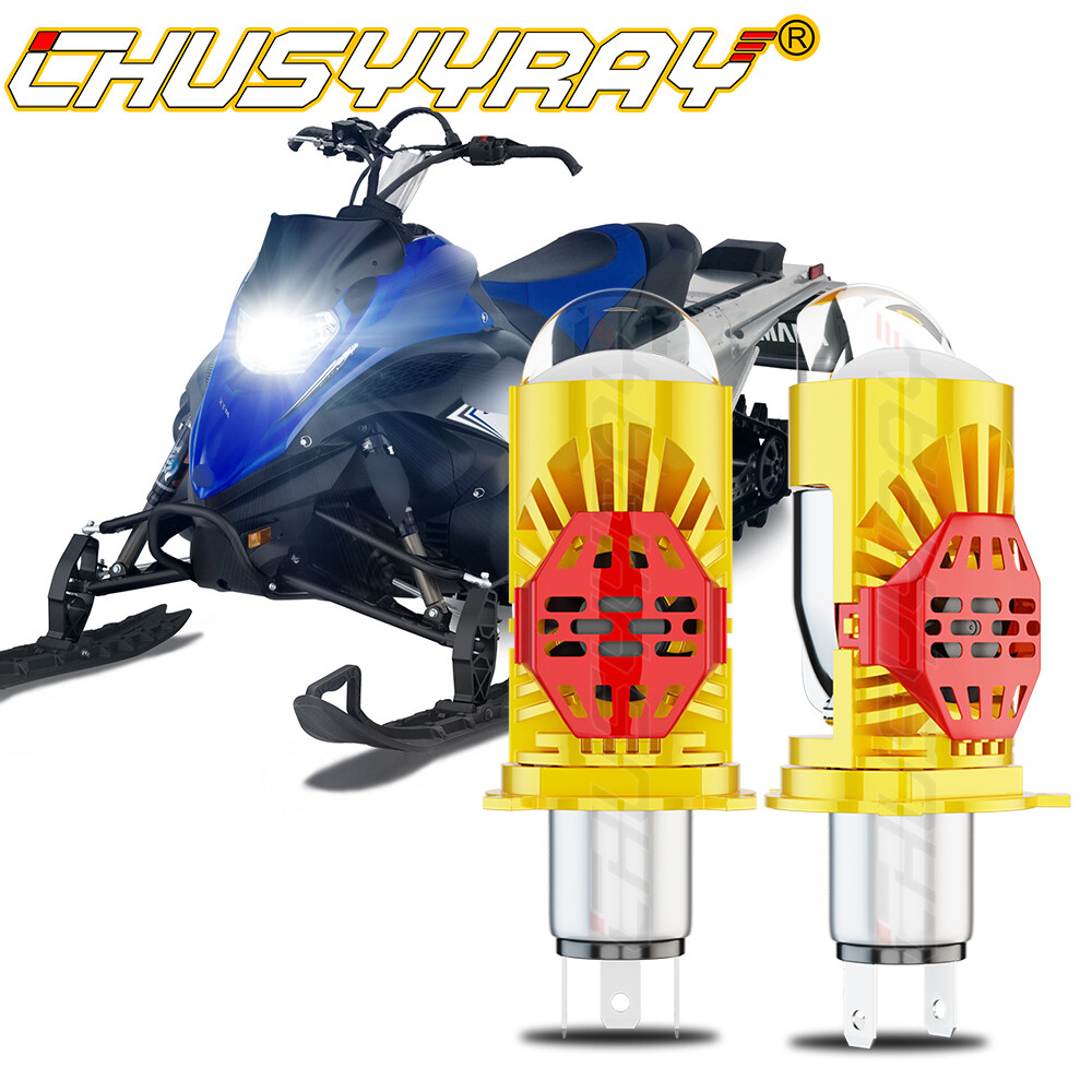 2x 9003 70W White LED Headlight Bulbs For Yamaha Apex LTX MTX RTX XTX ...