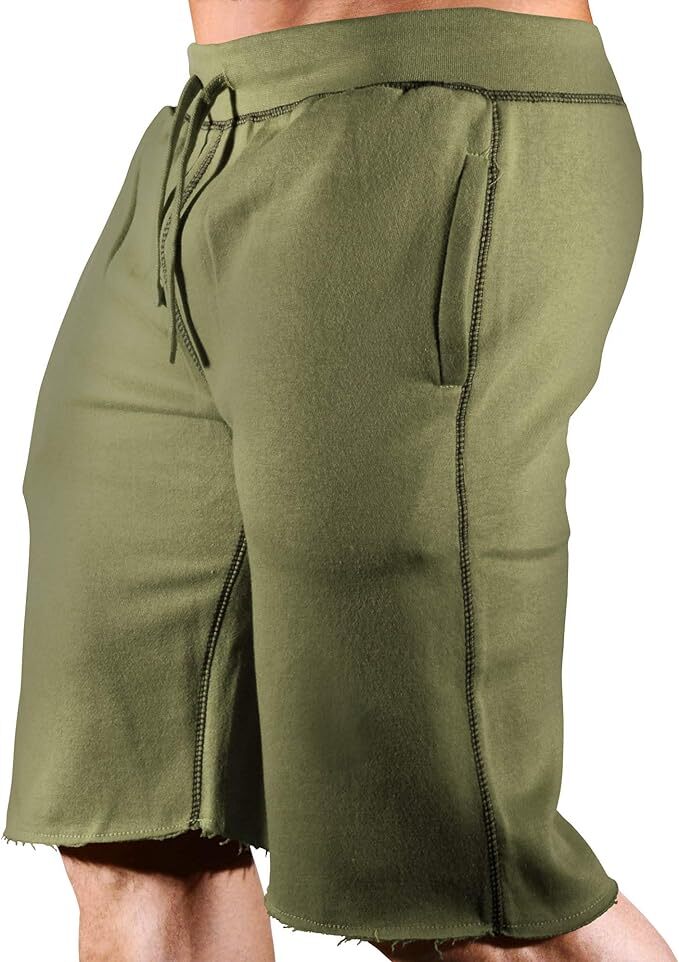 Monsta Clothing Co. Mens Workout Sweat Shorts HRD LVN Classic 000 Gym ...